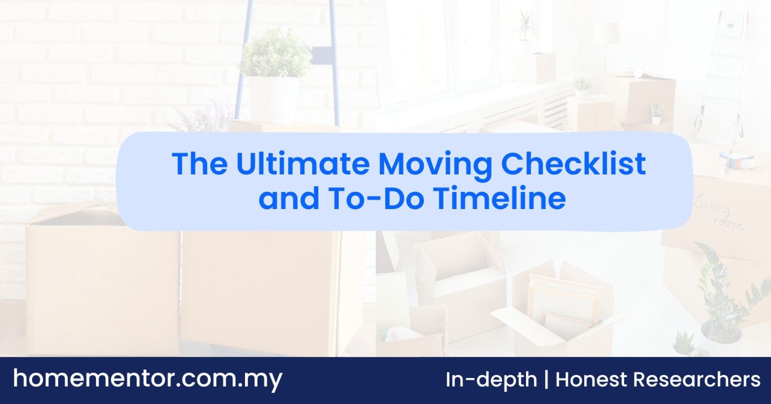 The Ultimate Moving Checklist and To-Do Timeline